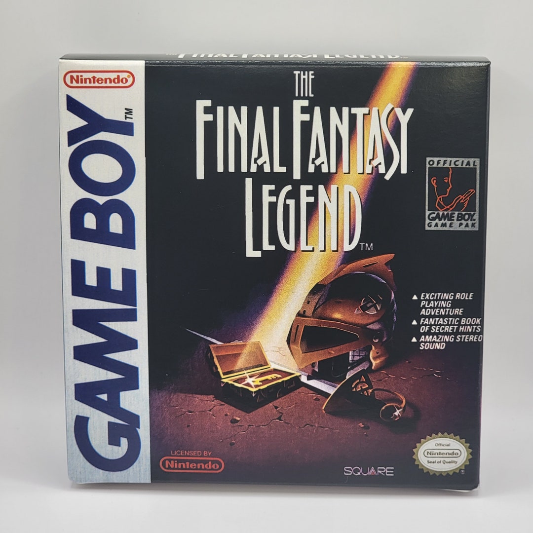 Final Fantasy Legend | NTSC | Gameboy | GB | En | Reproduction Box and ...
