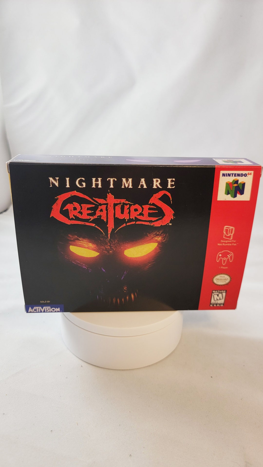 Nightmare Creatures | NTSC | Nintendo 64 | N64 | En | Reproduction Box ...