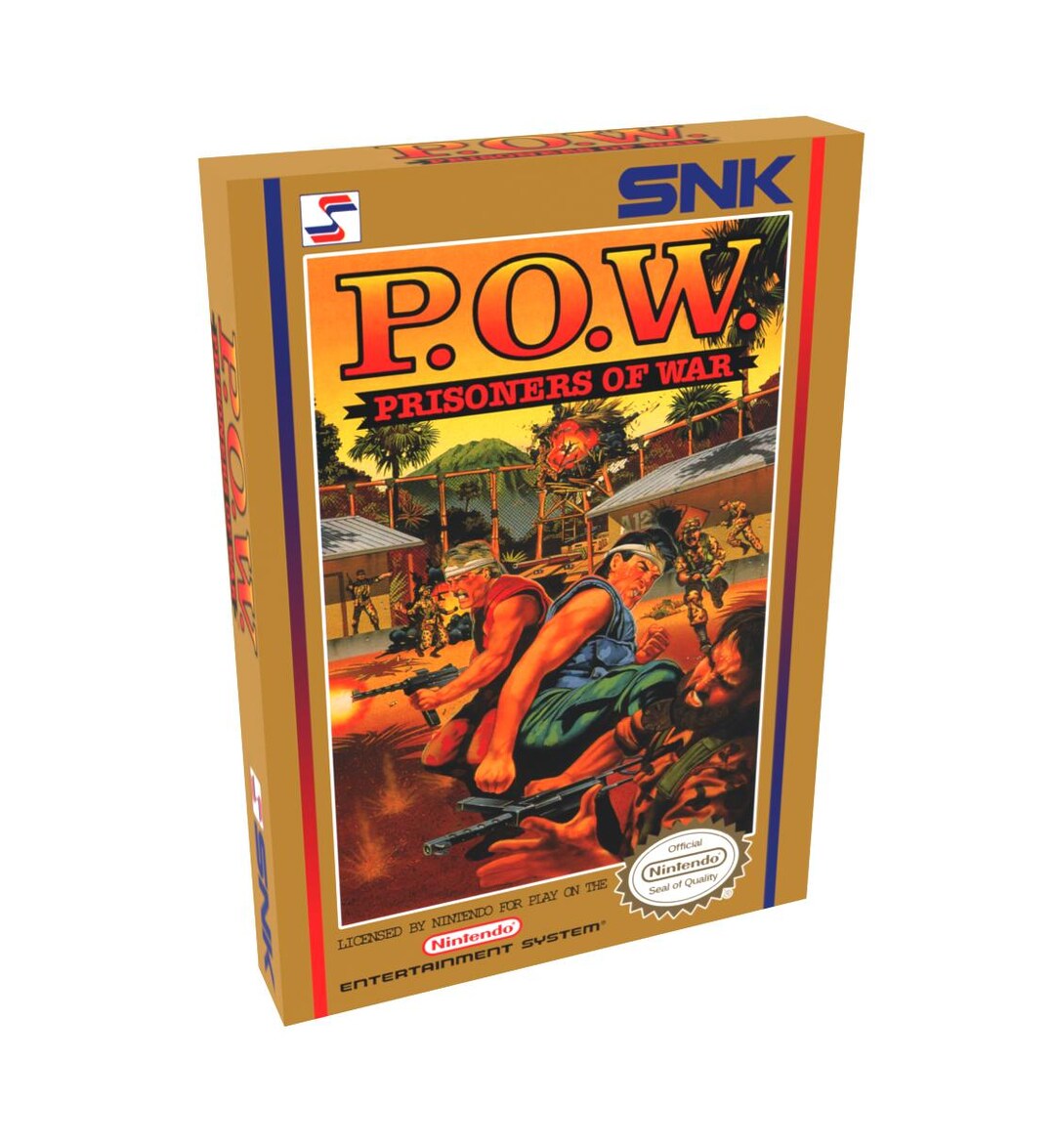 P.O.W. Prisoners of War | NTSC | Nintendo | NES | En | Reproduction Box ...