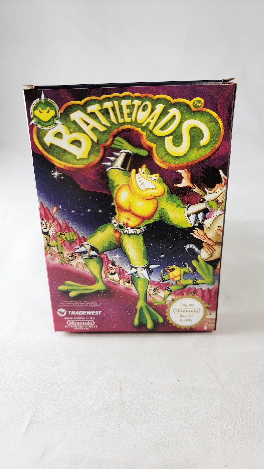 Battletoads | PAL | Nintendo | NES | En,fr | Reproduction Box - Etsy