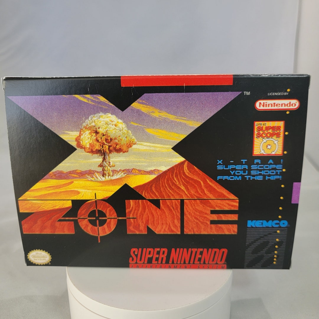 X Zone | NTSC | Super Nintendo | SNES | En | Reproduction Box and Inner ...