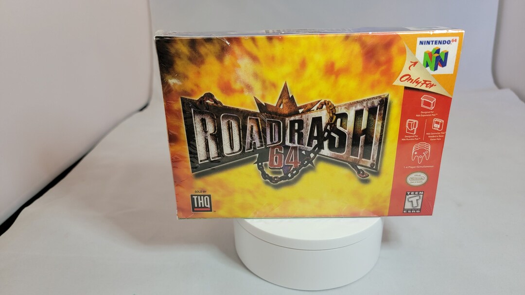Road Rash 64 | NTSC | Nintendo 64 | N64 | En | Reproduction Box and ...