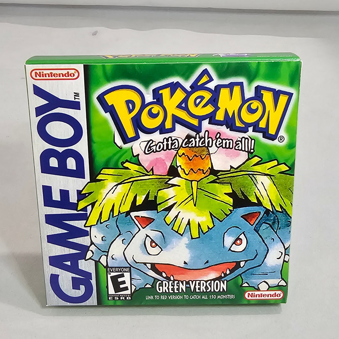 Pokemon Green [custom] | NTSC | Gameboy | GB | En | Reproduction Box ...