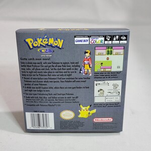 Pokemon Silver | NTSC | Gameboy Color | GBC | En | Reproduction Box and ...