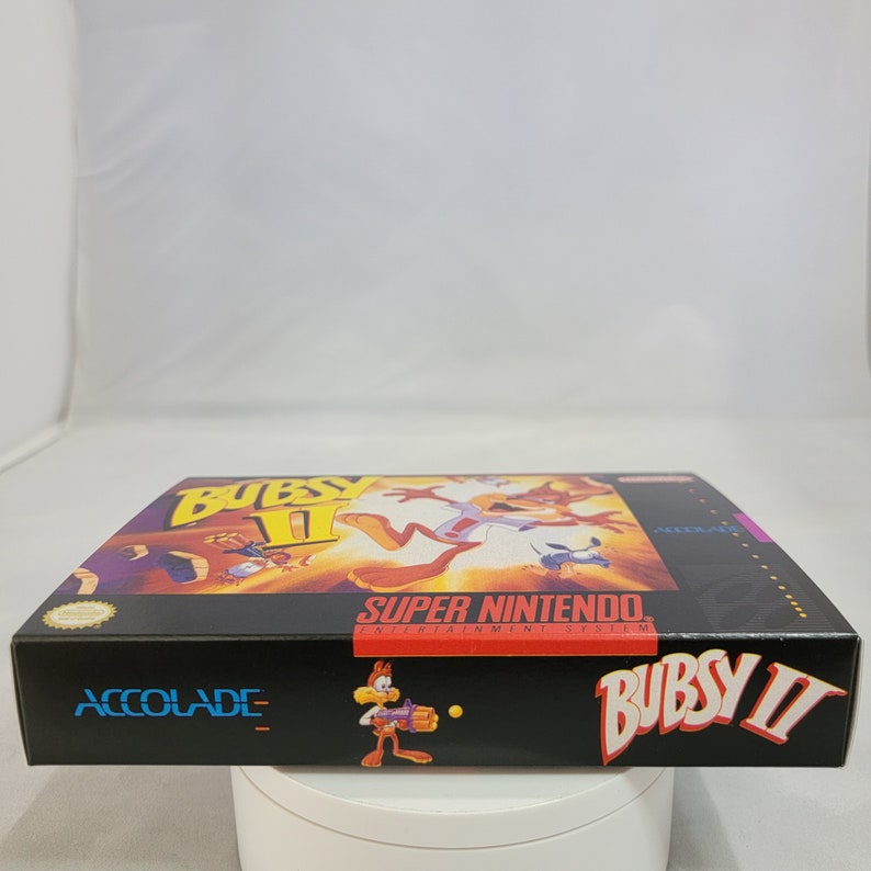 Bubsy 2 NTSC Super Nintendo SNES En Reproduction Box - Etsy