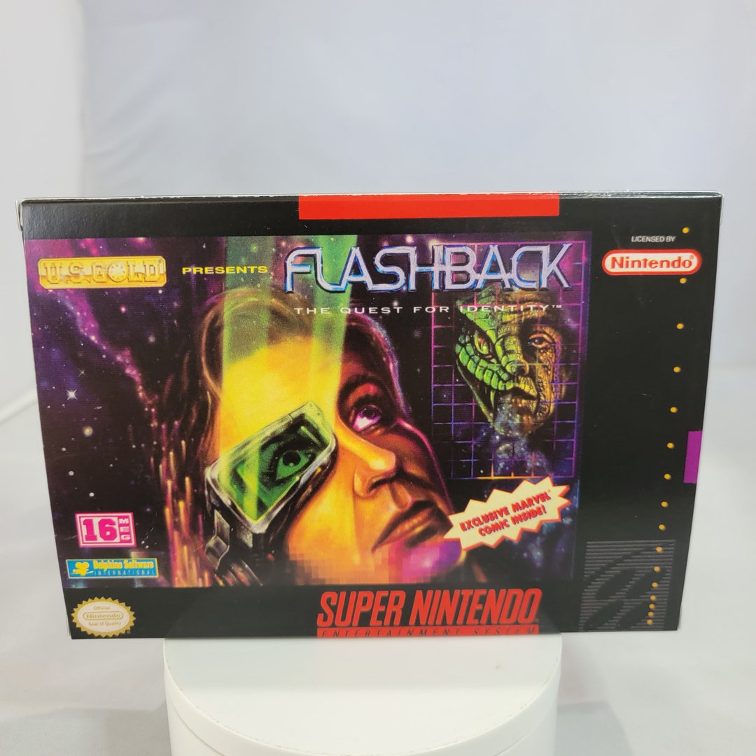 Flashback | NTSC | Super Nintendo | SNES | En | Reproduction Box and ...
