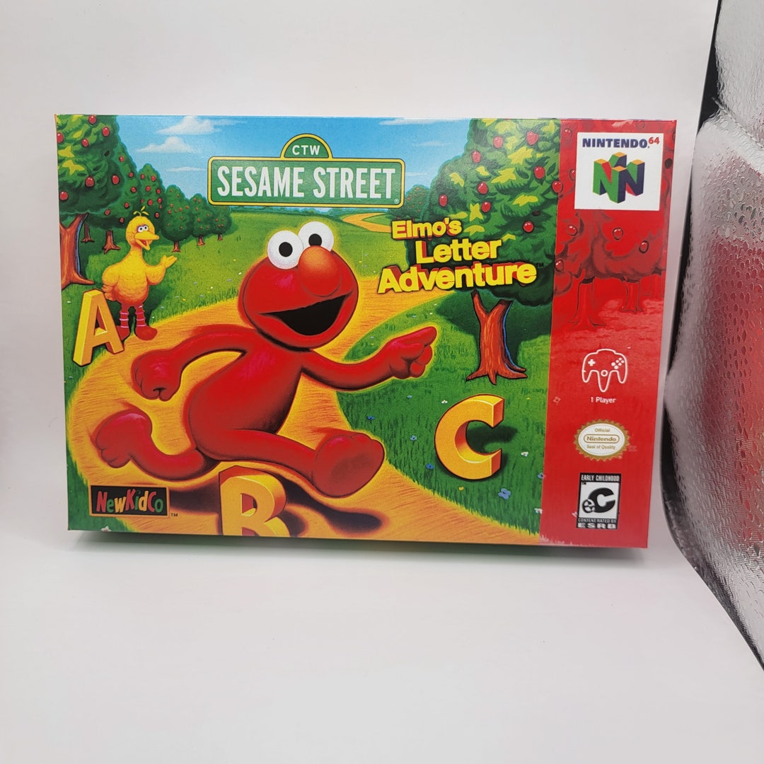Elmo's Letter Adventure | NTSC | Nintendo 64 | N64 | En | Reproduction ...
