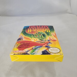 Dragon Warrior | NTSC | Nintendo | NES | En | Reproduction Box - Etsy