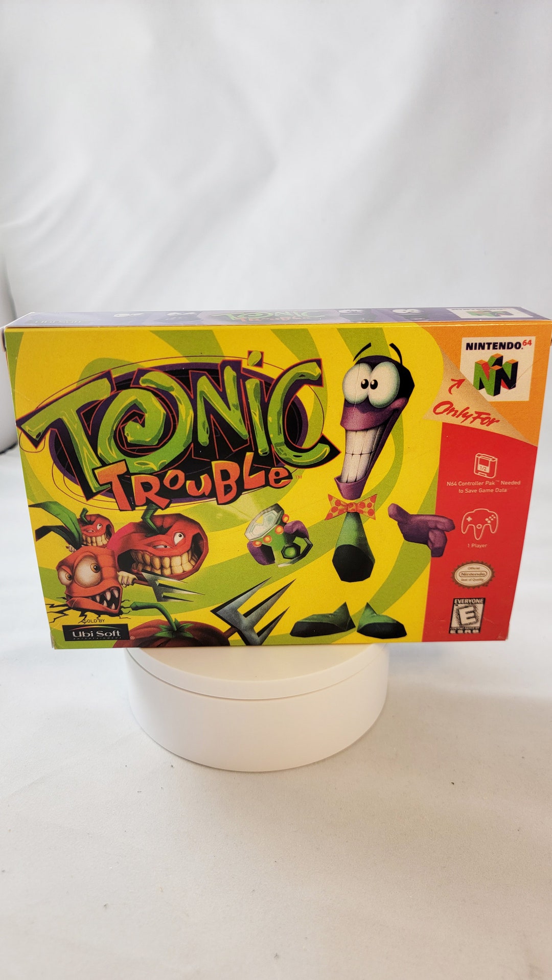 Tonic Trouble | NTSC | Nintendo 64 | N64 | En | Reproduction Box and ...