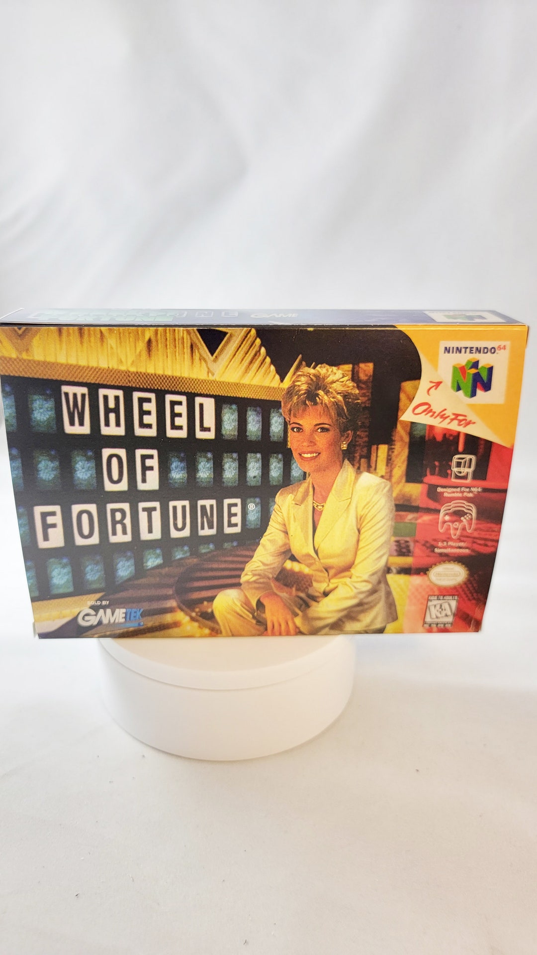 Wheel of Fortune | NTSC | Nintendo 64 | N64 | En | Reproduction Box and ...
