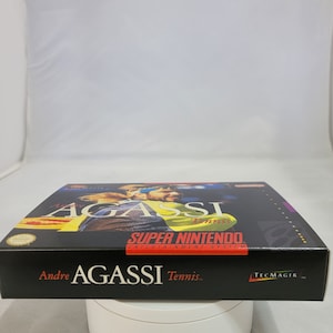 Andre Agassi Tennis | NTSC | Super Nintendo | SNES | En | Reproduction ...