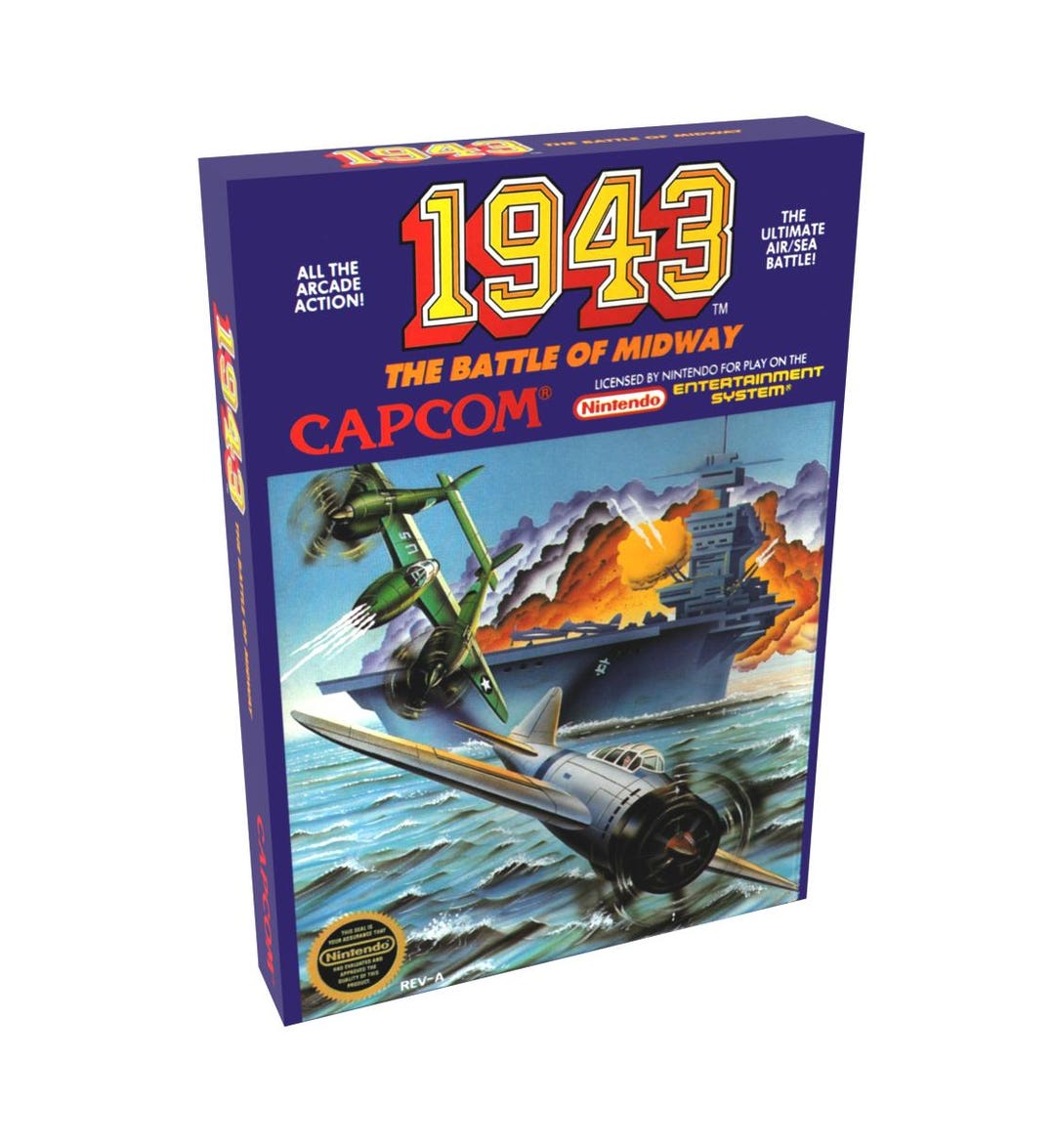 1943 | NTSC | Nintendo | NES | En | Reproduction Box - Etsy