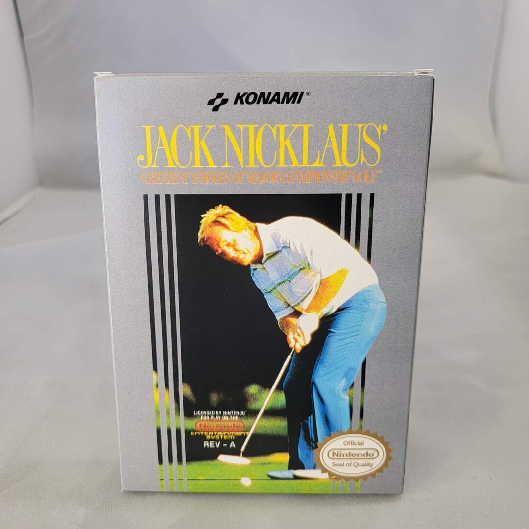 Jack Nicklaus | NTSC | Nintendo | NES | En | Reproduction Box - Etsy