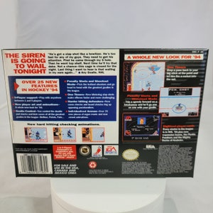 NHL 94 | NTSC | Super Nintendo | SNES | En | Reproduction Box and Inner ...