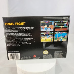 Final Fight | NTSC | Super Nintendo | SNES | En | Reproduction Box and ...