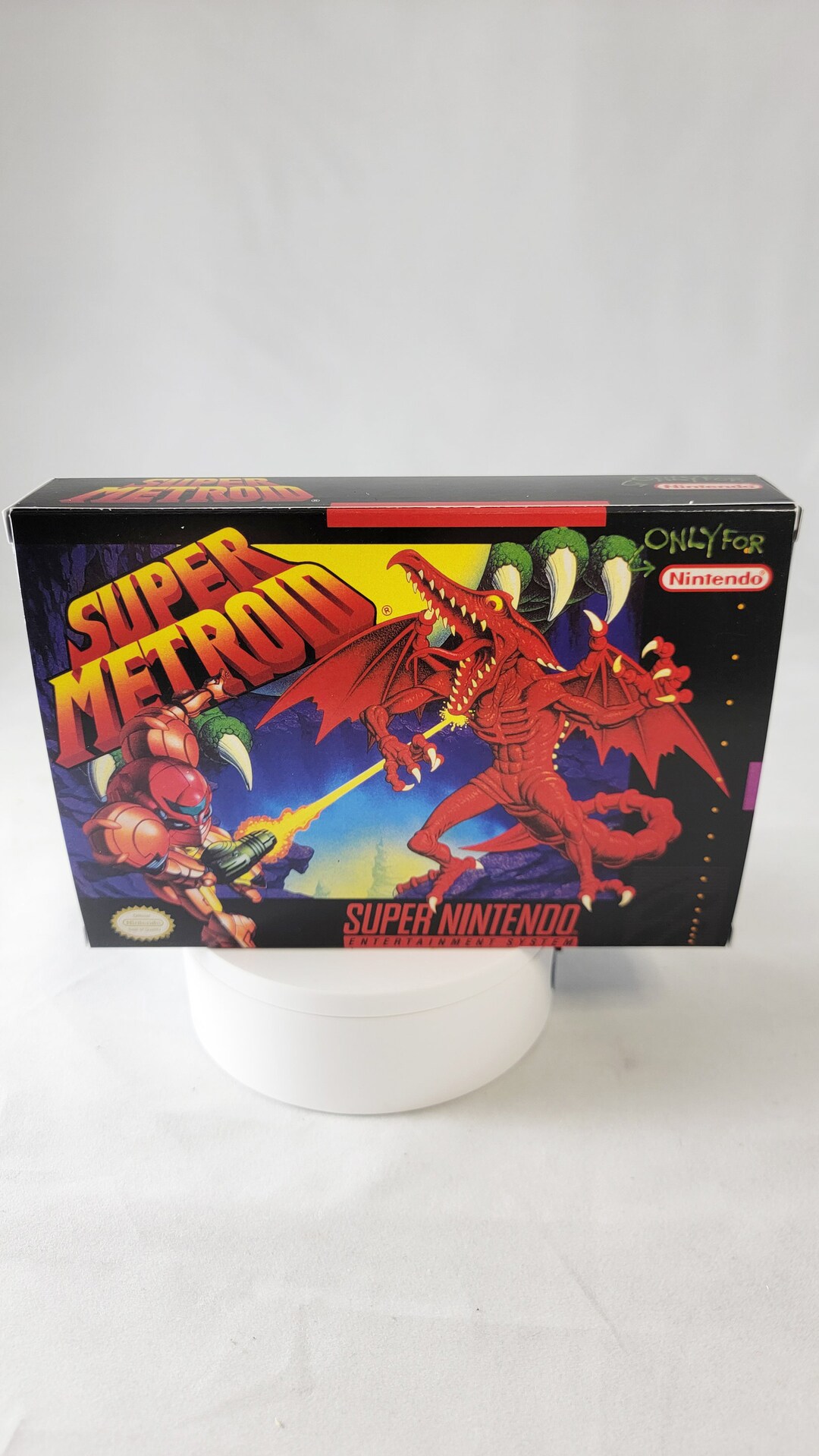 Super Metroid | NTSC | Super Nintendo | SNES | En | Reproduction Box ...
