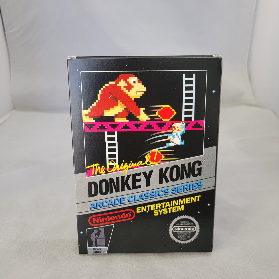 Donkey Kong | NTSC | Nintendo | NES | En | Reproduction Box - Etsy