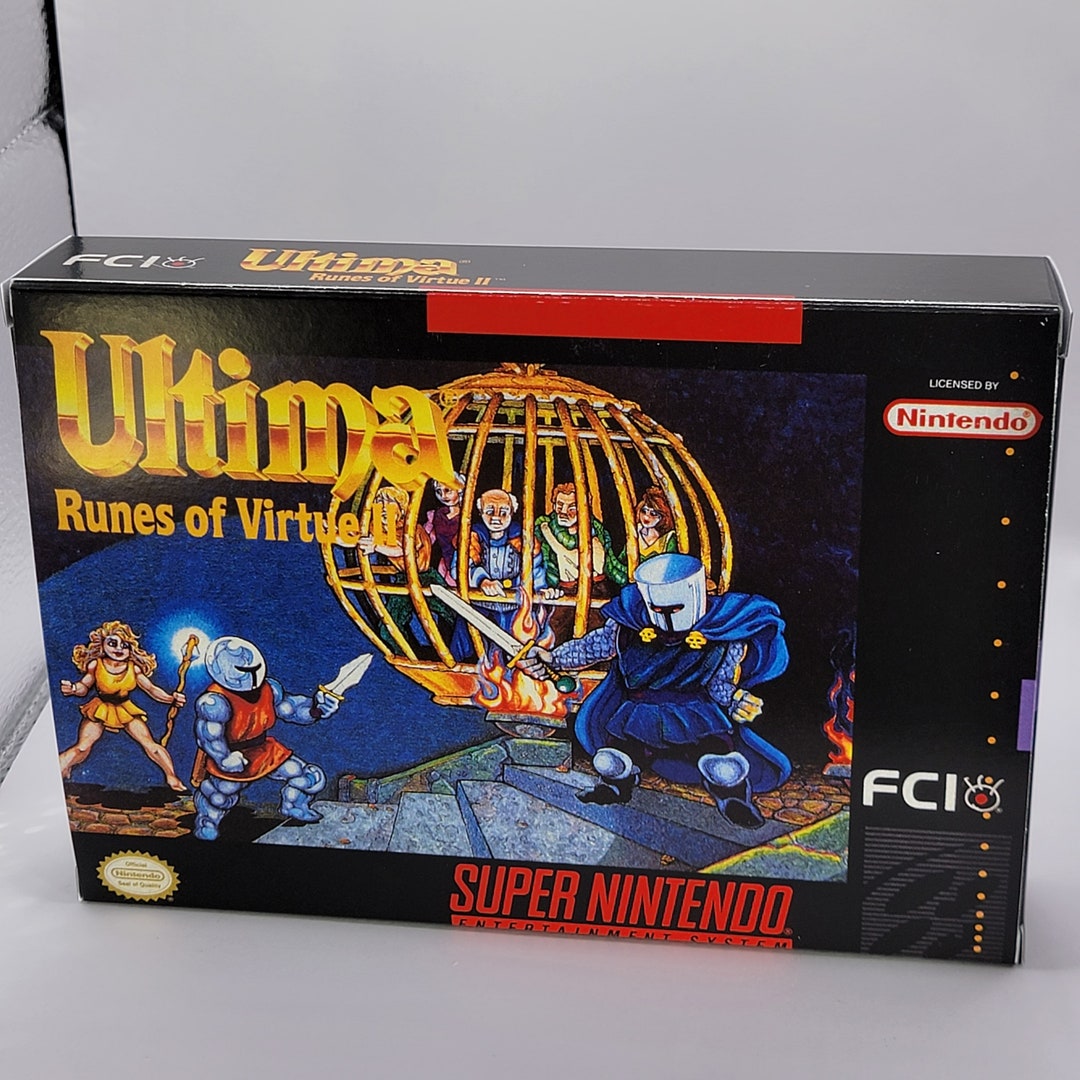 Ultima Runes of Virtue 2 | NTSC | Super Nintendo | SNES | En ...