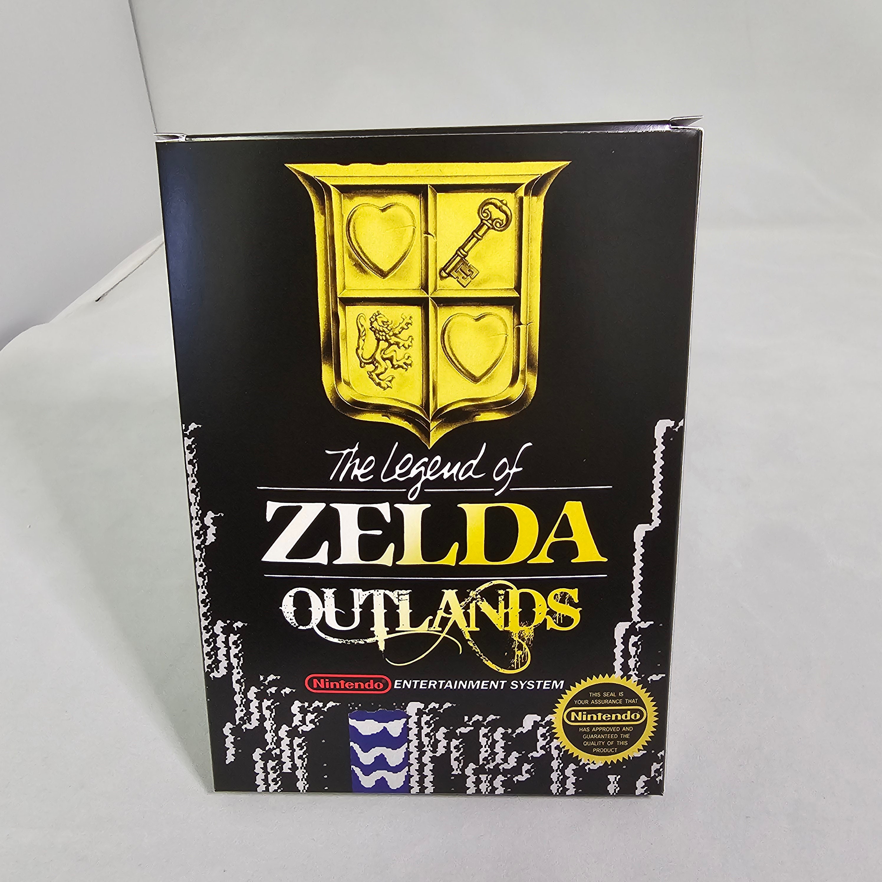 The Legend of Zelda Outlands custom NTSC Nintendo NES En Reproduction Box Etsy