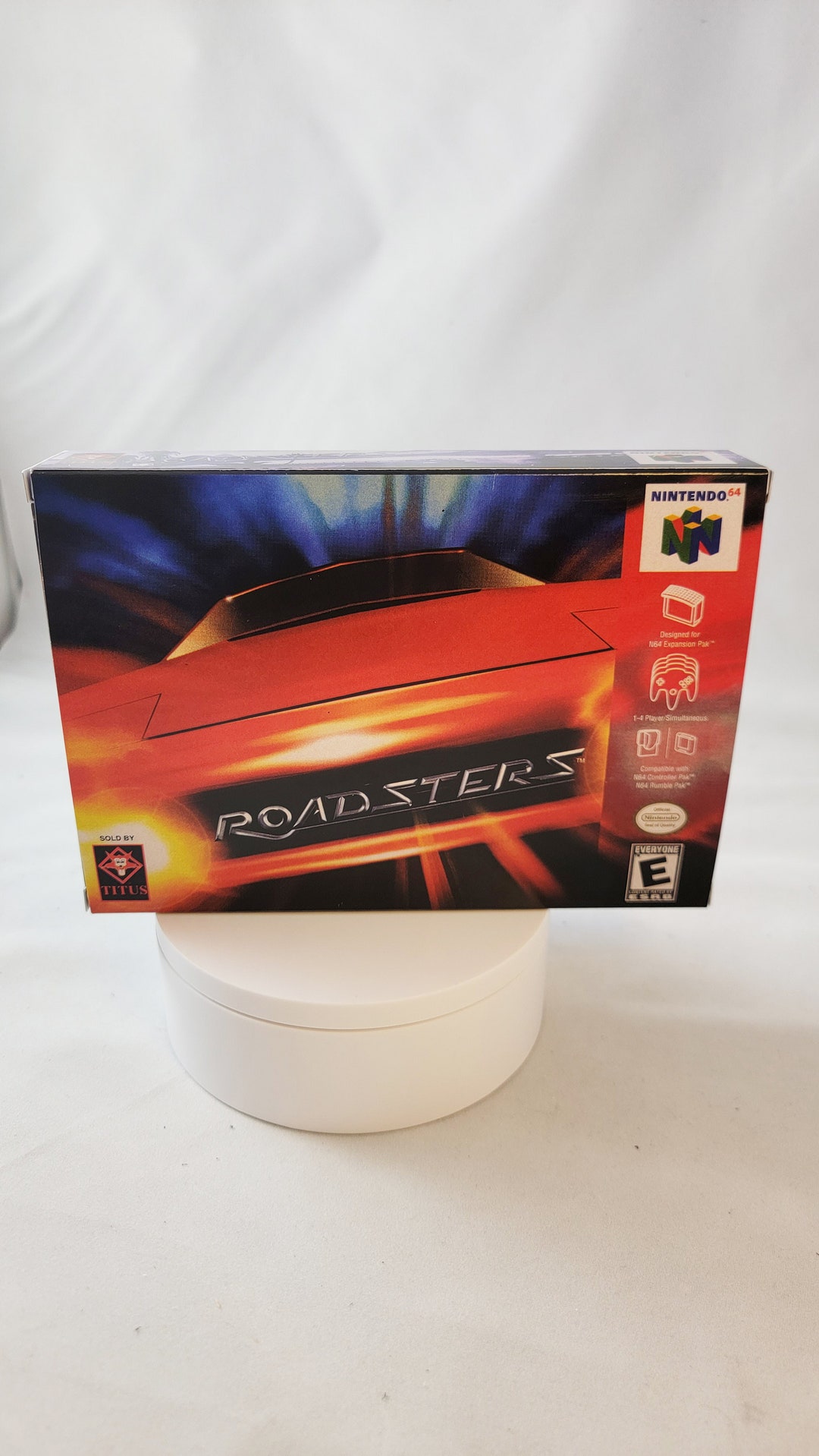 Roadsters | NTSC | Nintendo 64 | N64 | En | Reproduction Box and Inner ...