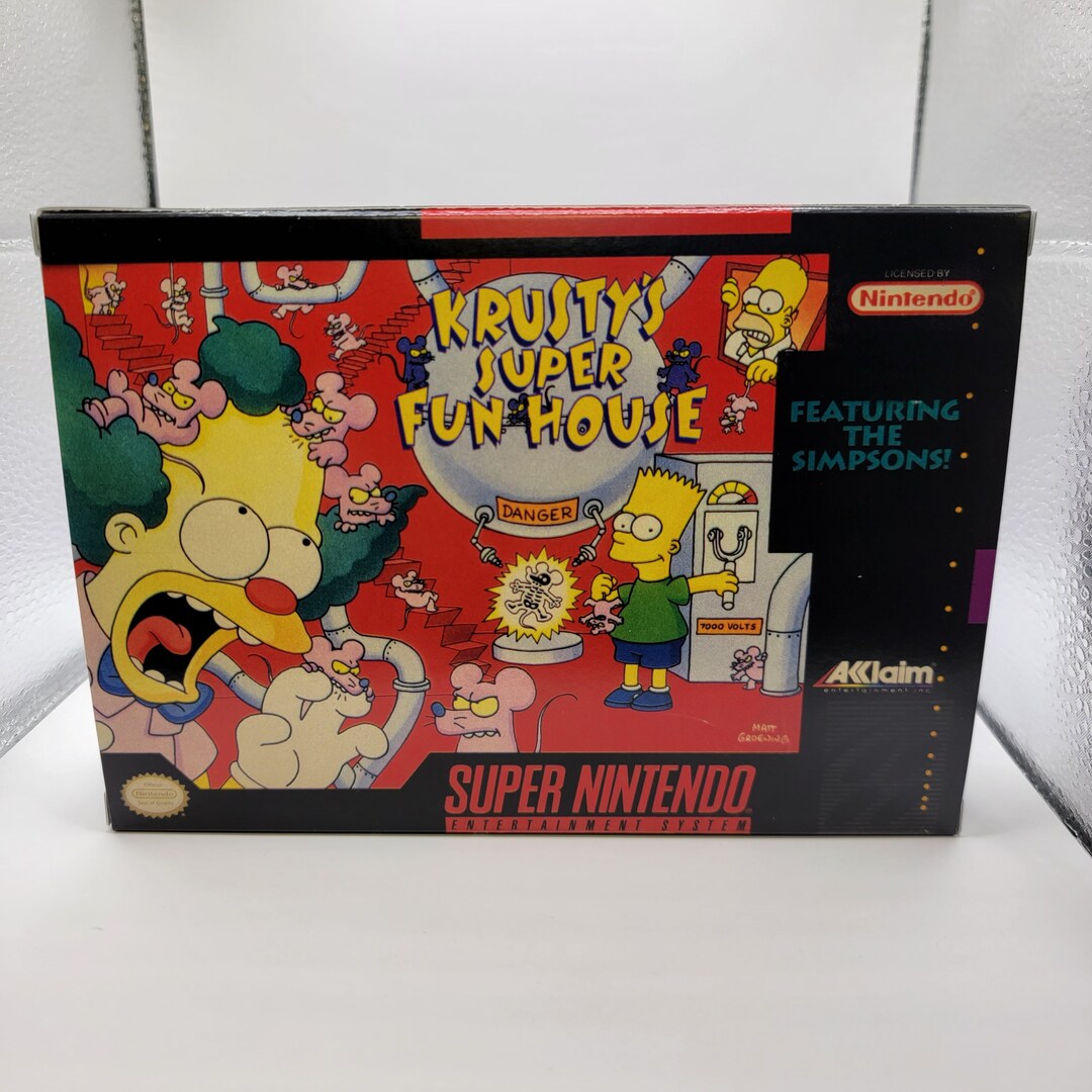 Krusty's Super Fun House | NTSC | Super Nintendo | SNES | En ...