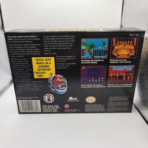 Mario's Time Machine | NTSC | Super Nintendo | SNES | En | Reproduction ...