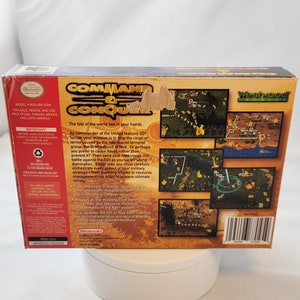 Command and Conquer | NTSC | Nintendo 64 | N64 | En | Reproduction Box and Inner Tray - Etsy