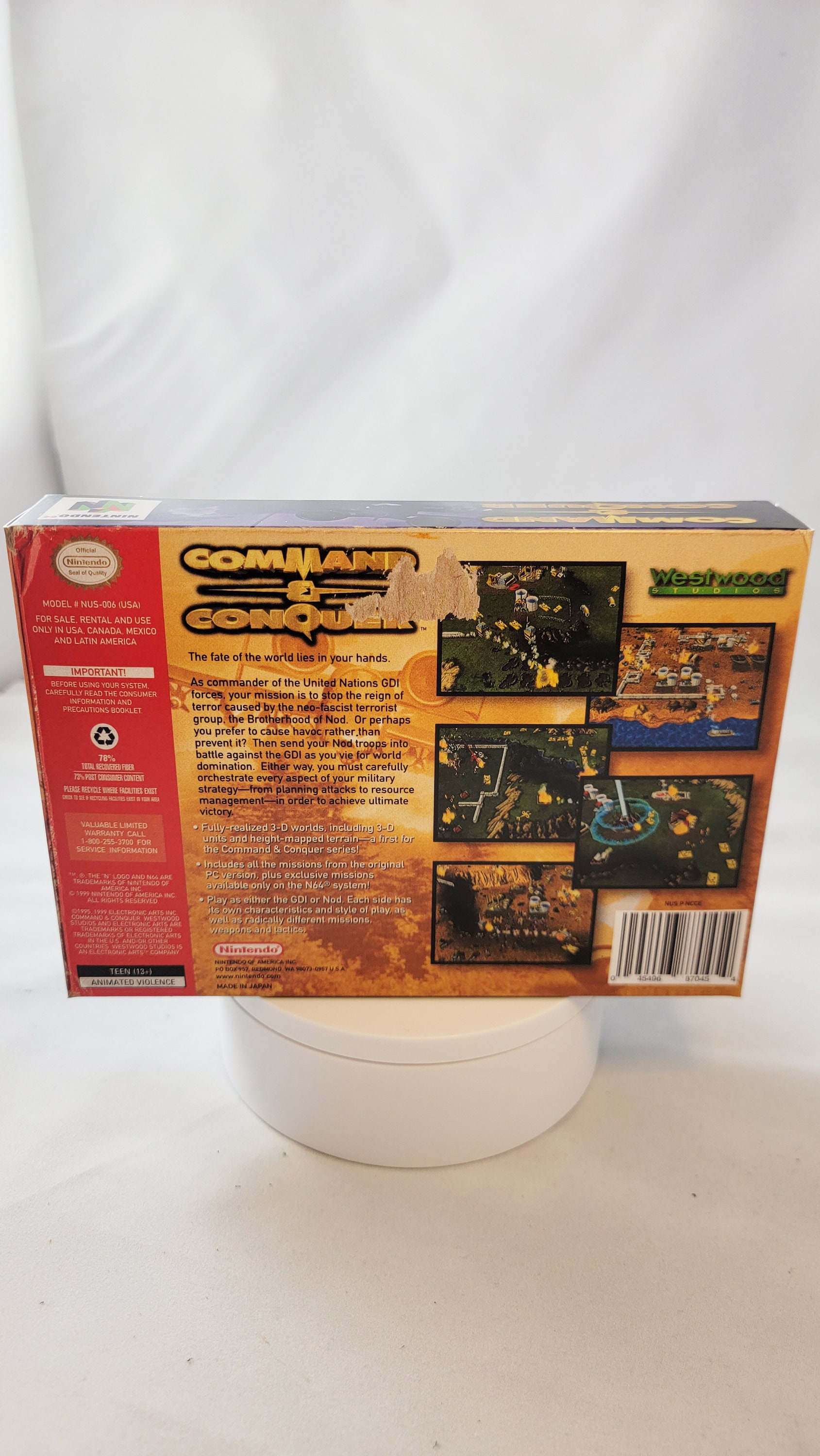 Command and Conquer | NTSC | Nintendo 64 | N64 | En | Reproduction Box ...
