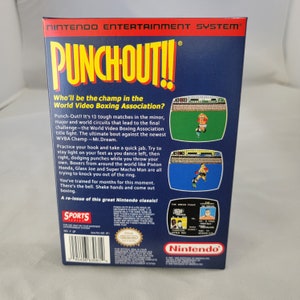 Punch Out | NTSC | Nintendo | NES | En | Reproduction Box - Etsy