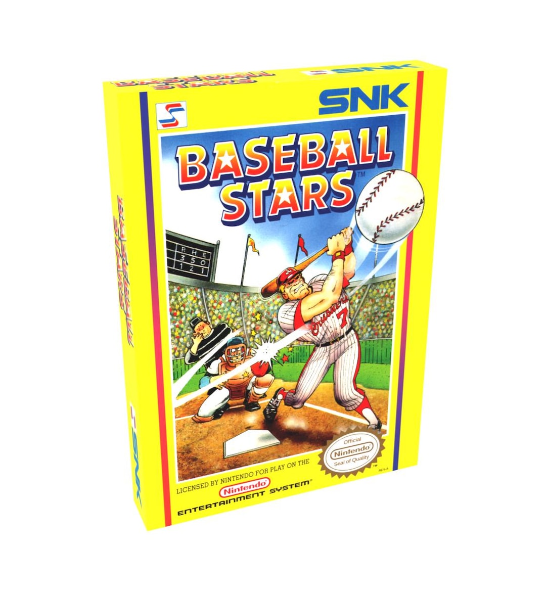 Baseball Stars | NTSC | Nintendo | NES | En | Reproduction Box - Etsy
