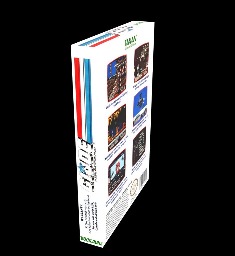 GI Joe | NTSC | Nintendo | NES | En | Reproduction Box - Etsy