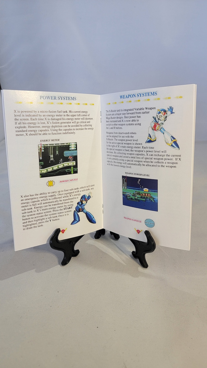 Mega Man X | NTSC | Super Nintendo | SNES | En | User Instruction ...