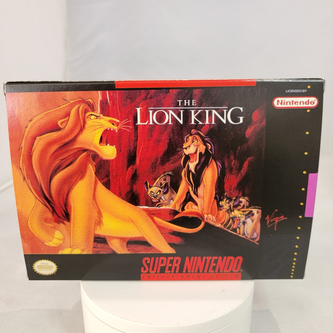 The Lion King | NTSC | Super Nintendo | SNES | En | Reproduction Box ...