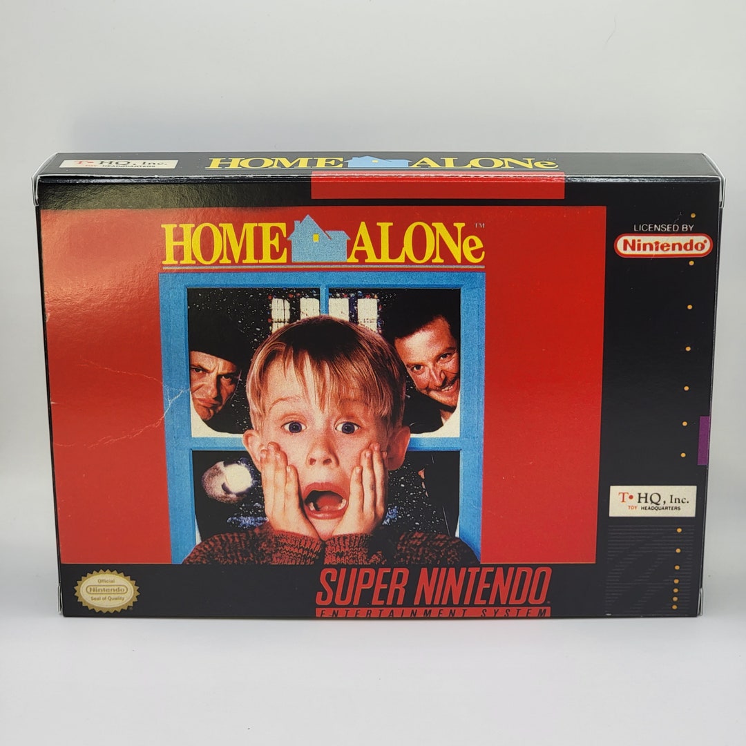 Home Alone | NTSC | Super Nintendo | SNES | En | Reproduction Box and ...