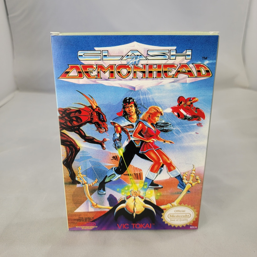 Clash Demonhead | NTSC | Nintendo | NES | En | Reproduction Box - Etsy