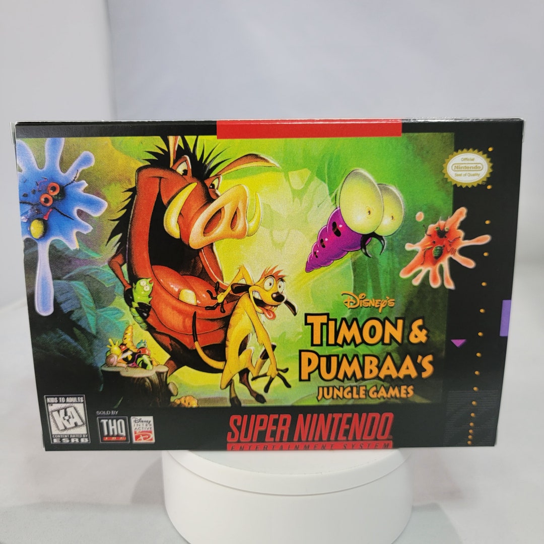 Timon and Pumbaa's Jungle Games | NTSC | Super Nintendo | SNES | En ...