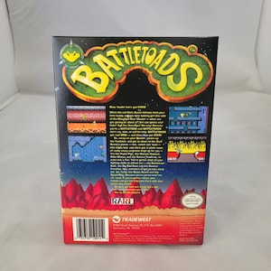 Battletoads | NTSC | Nintendo | NES | En | Reproduction Box - Etsy