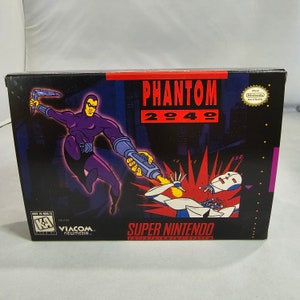 Phantom 2040 | NTSC | Super Nintendo | SNES | En | Reproduction Box and ...