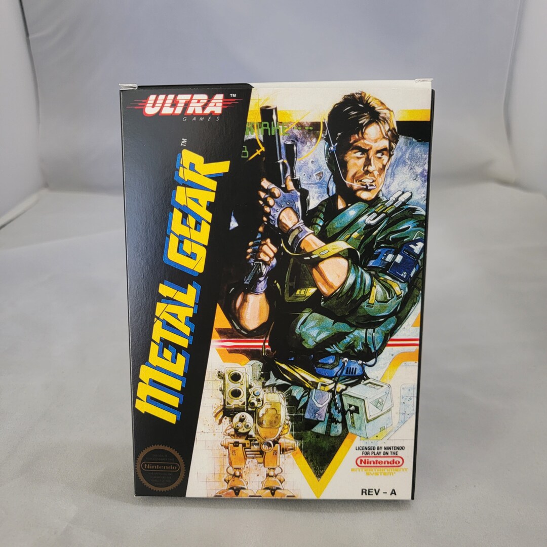 Metal Gear | NTSC | Nintendo | NES | En | Reproduction Box - Etsy