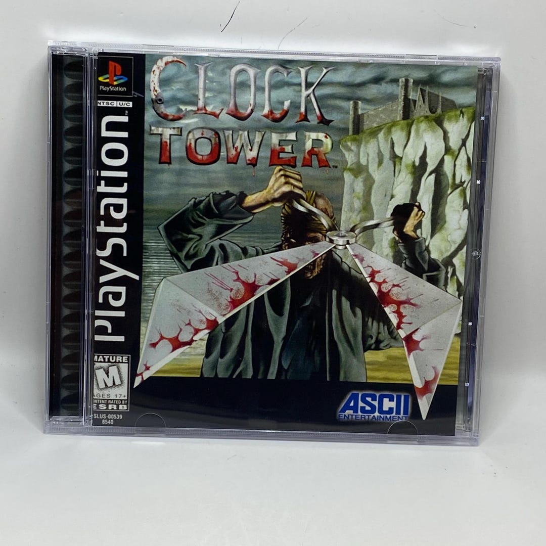 Clock Tower | NTSC | Playstation | PS1 | En | Reproduction Case and ...