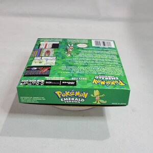 Pokemon Emerald | NTSC | Gameboy Advance | GBA | En | Reproduction Box ...