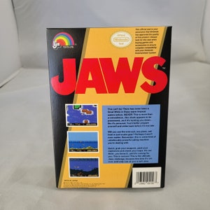 Jaws | NTSC | Nintendo | NES | En | Reproduction Box - Etsy