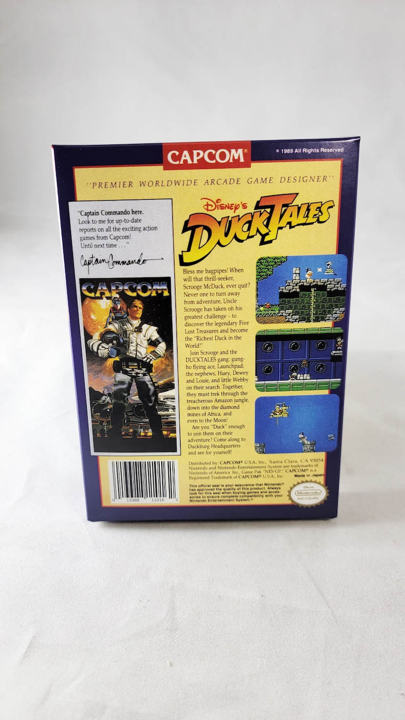 Ducktales | NTSC | Nintendo | NES | En | Reproduction Box - Etsy