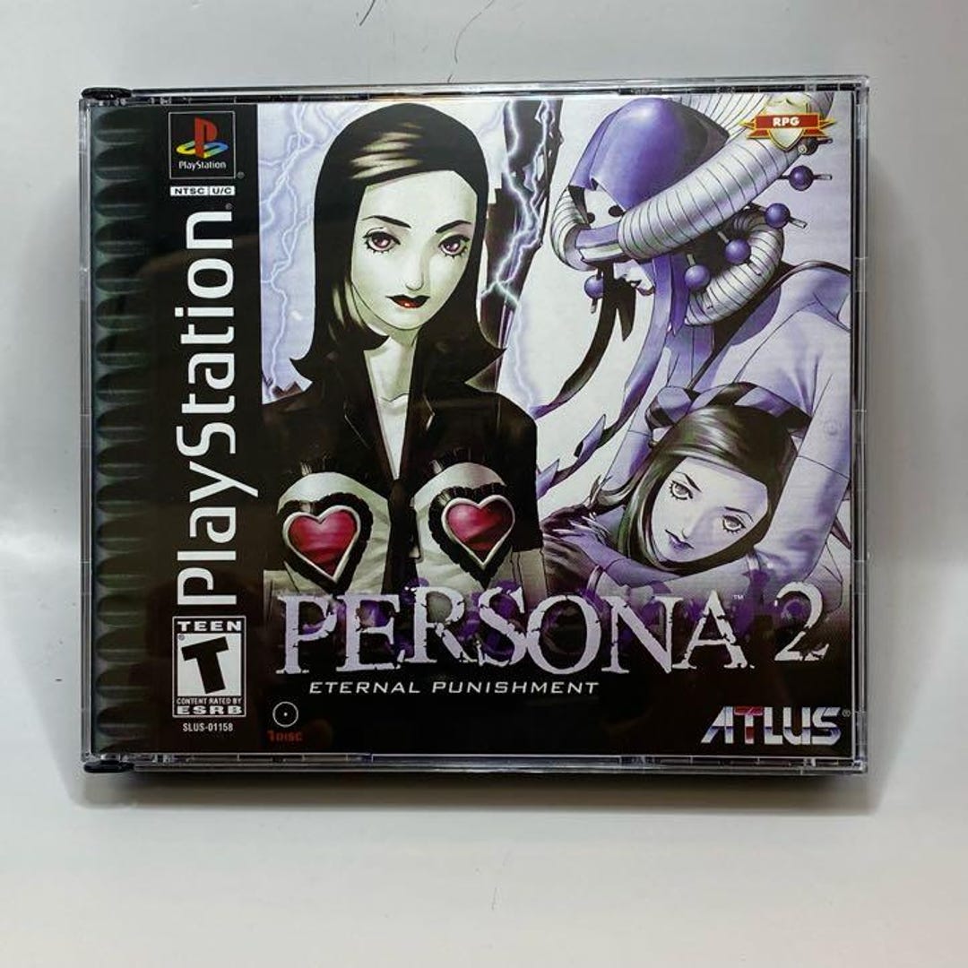 Persona 2 | NTSC | Playstation | PS1 | En | Reproduction Case and ...