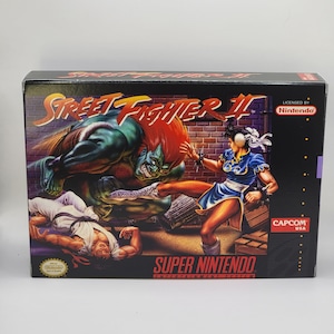 Street Fighter 2 | NTSC | Super Nintendo | SNES | En | Reproduction Box ...