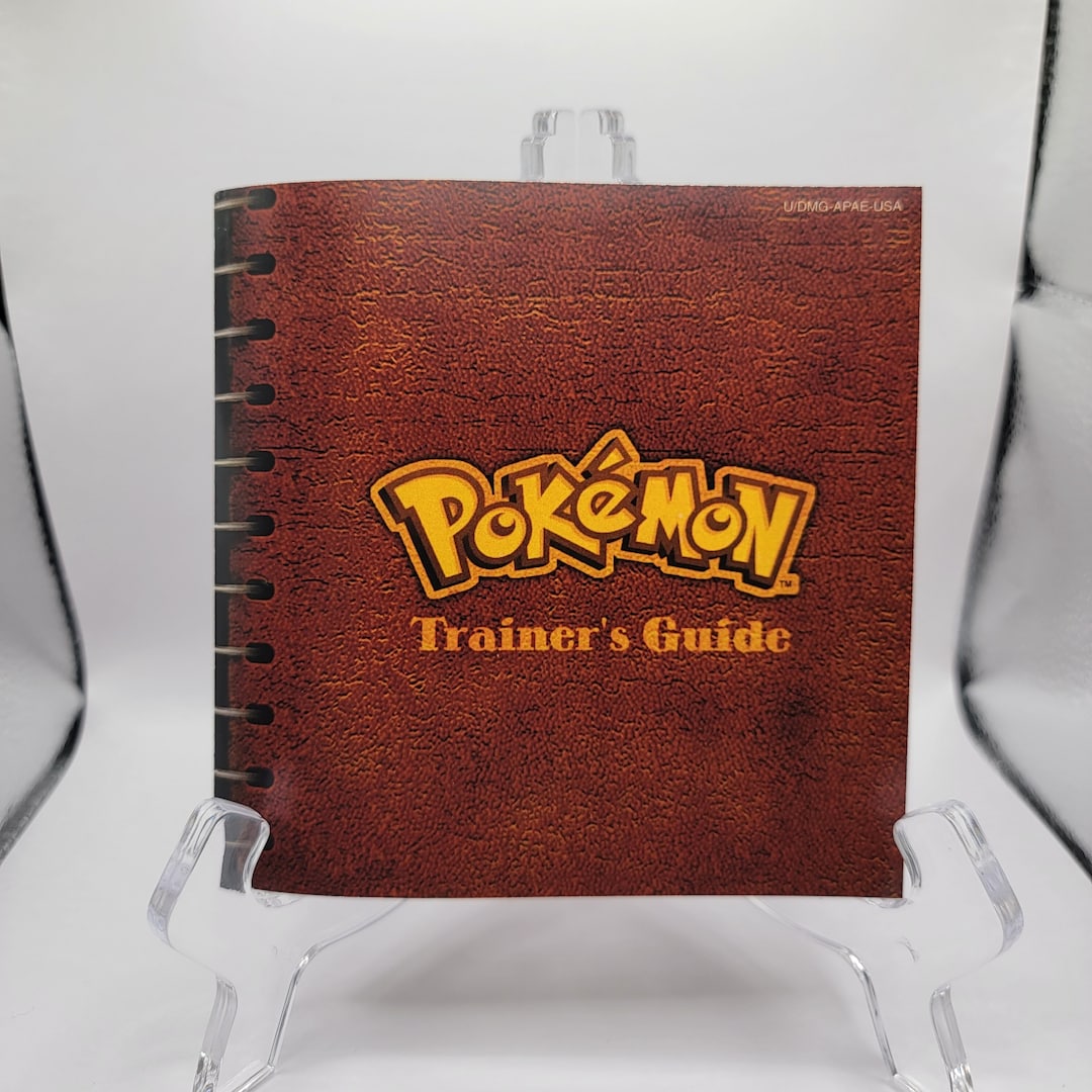 Pokemon Red | NTSC | Gameboy | GB | En | User Instruction Manual - Etsy