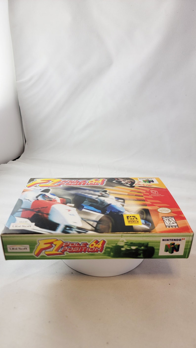 F1 Pole Position 64 | NTSC | Nintendo 64 | N64 | En | Reproduction Box ...