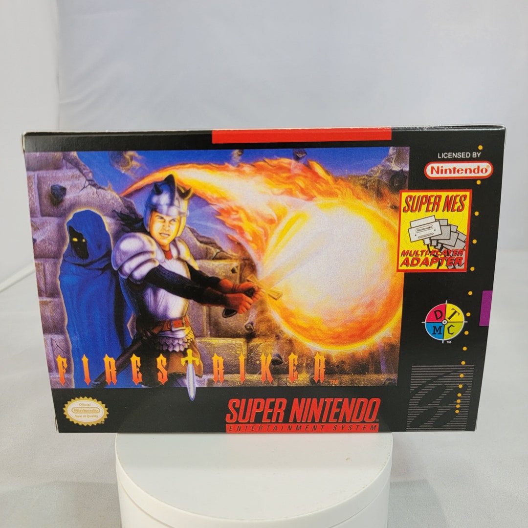Firestriker | NTSC | Super Nintendo | SNES | En | Reproduction Box and ...