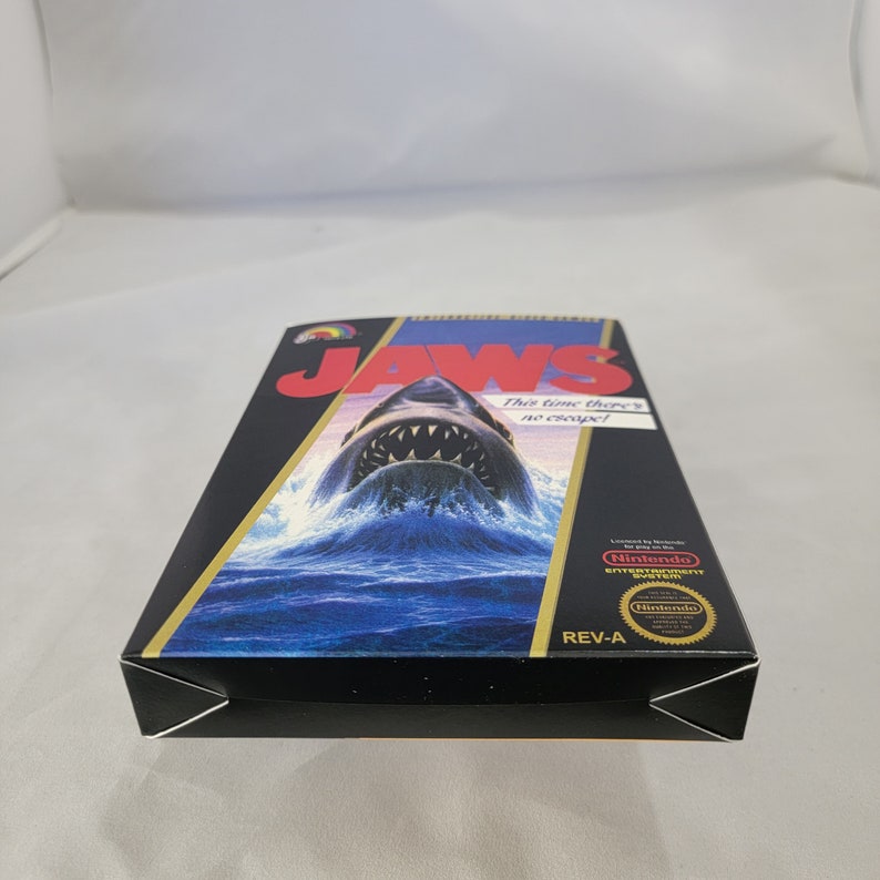 Jaws | NTSC | Nintendo | NES | En | Reproduction Box - Etsy