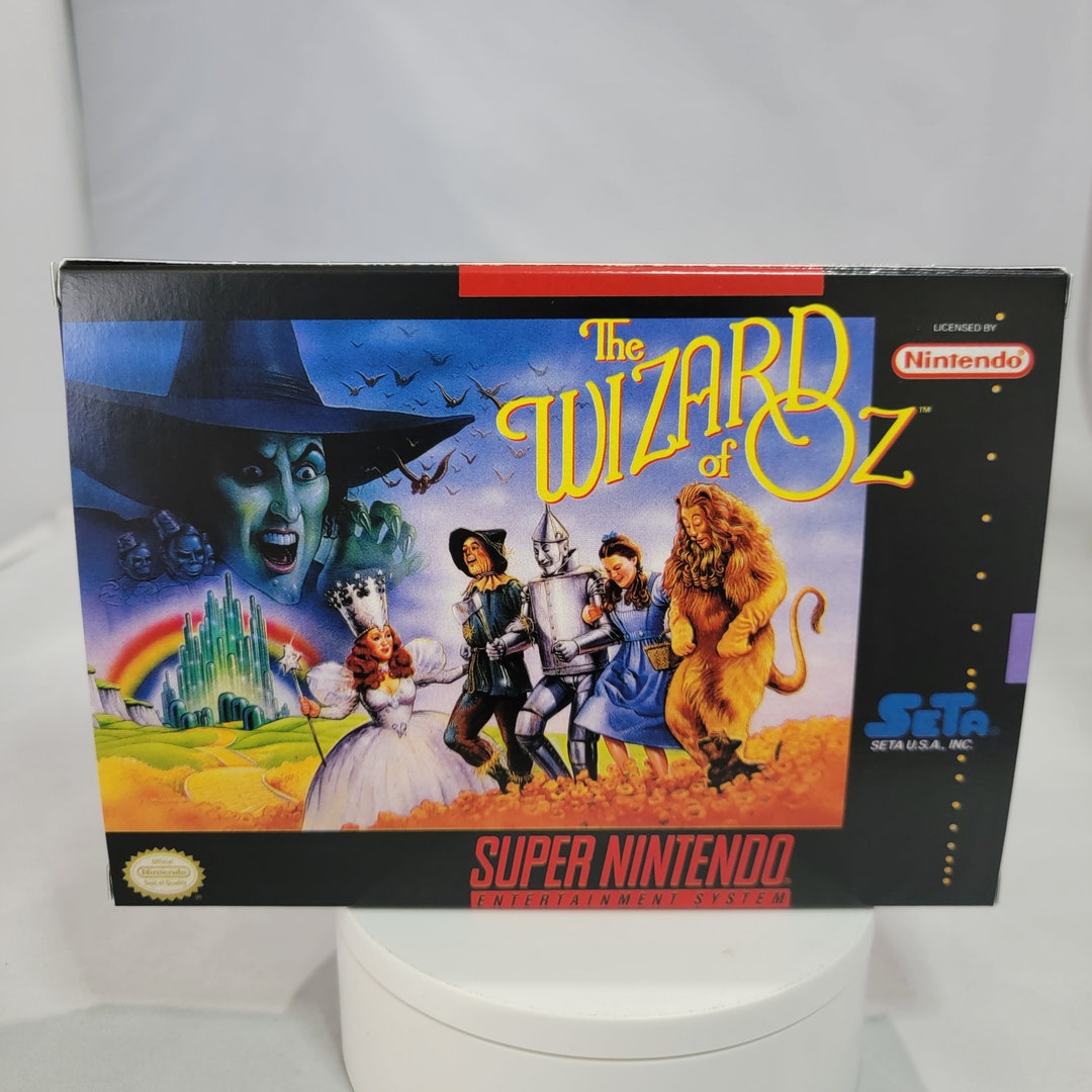 The Wizard of Oz | NTSC | Super Nintendo | SNES | En | Reproduction Box ...